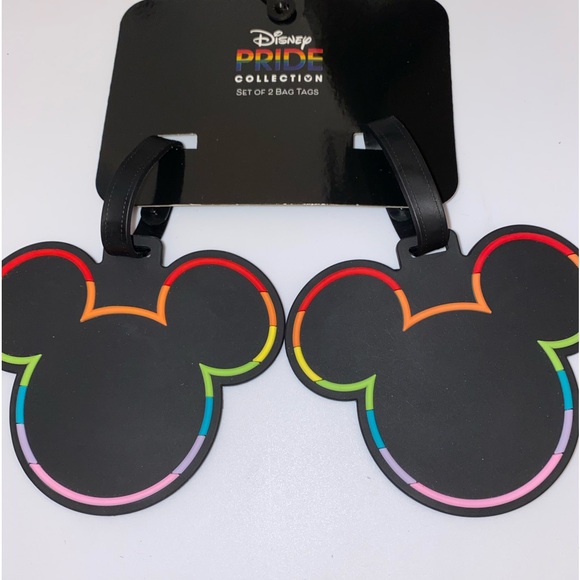 Disney | Bags | Disney Rubber Mickey Mouse Pride Collection Luggage Tag ...